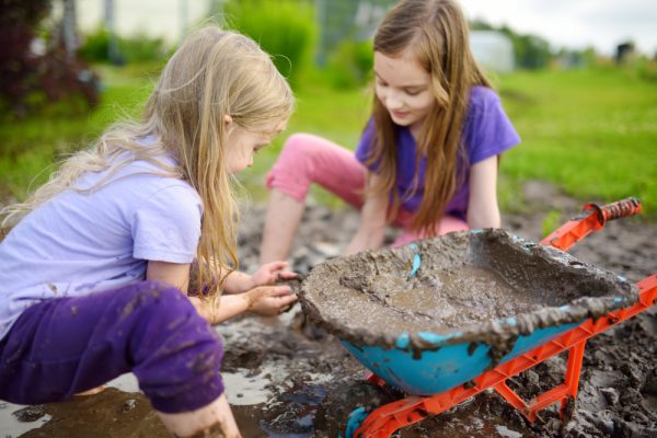 Why is it important to let your kid play in the mud?